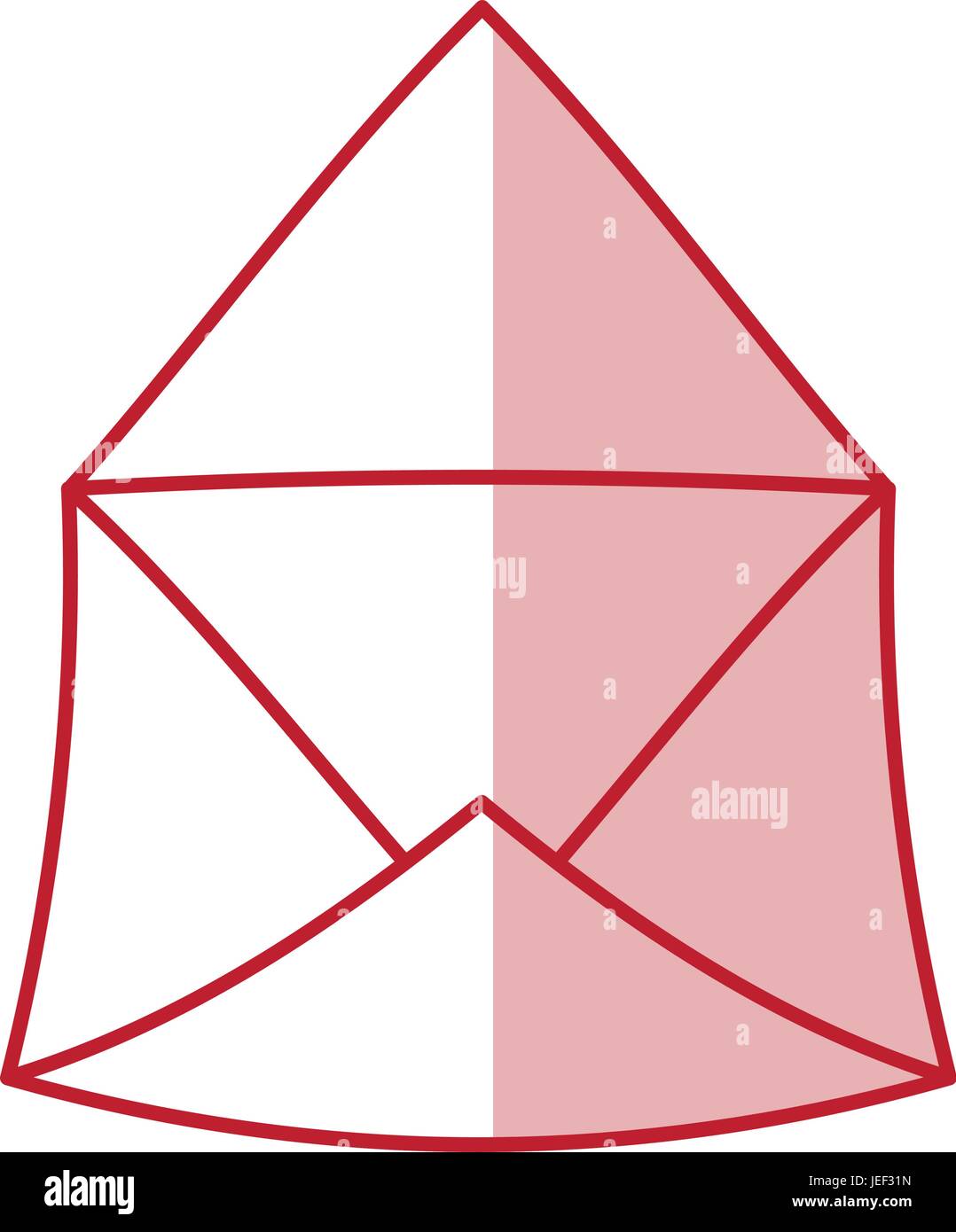 Flat line envelopedesign Stock Vector Image & Art - Alamy