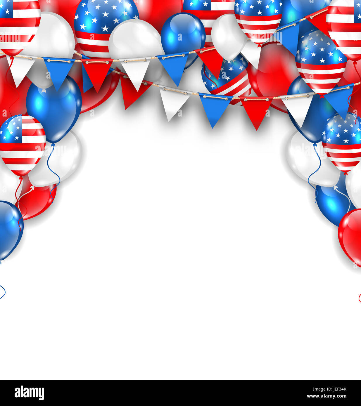 Illustration American Traditional Celebration Background for Holidays ...