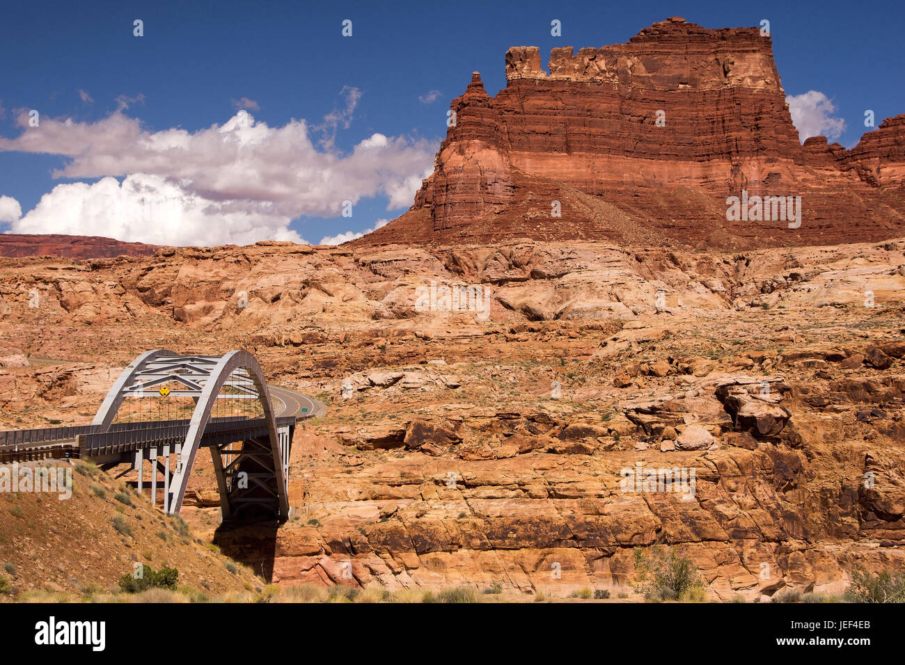 Bridge over Colorado River, Utah, the USA, Bruecke ueber den Colorado ...