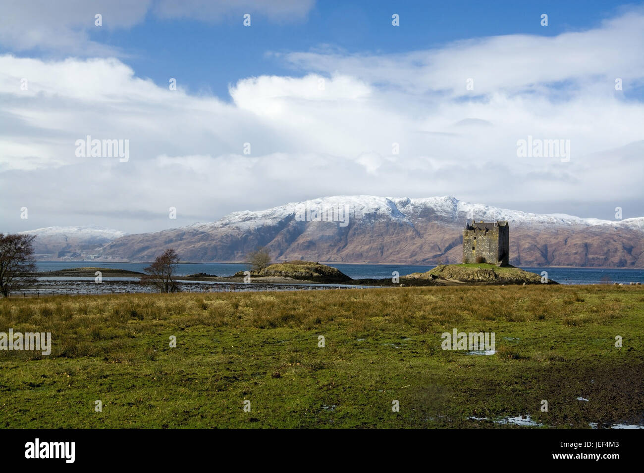 Castle Stalker in port Appin, Scotland, accepted in the Fabruar ...