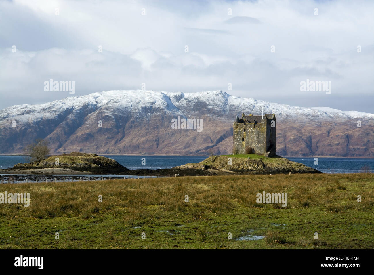 Castle Stalker in port Appin, Scotland, accepted in the Fabruar ...