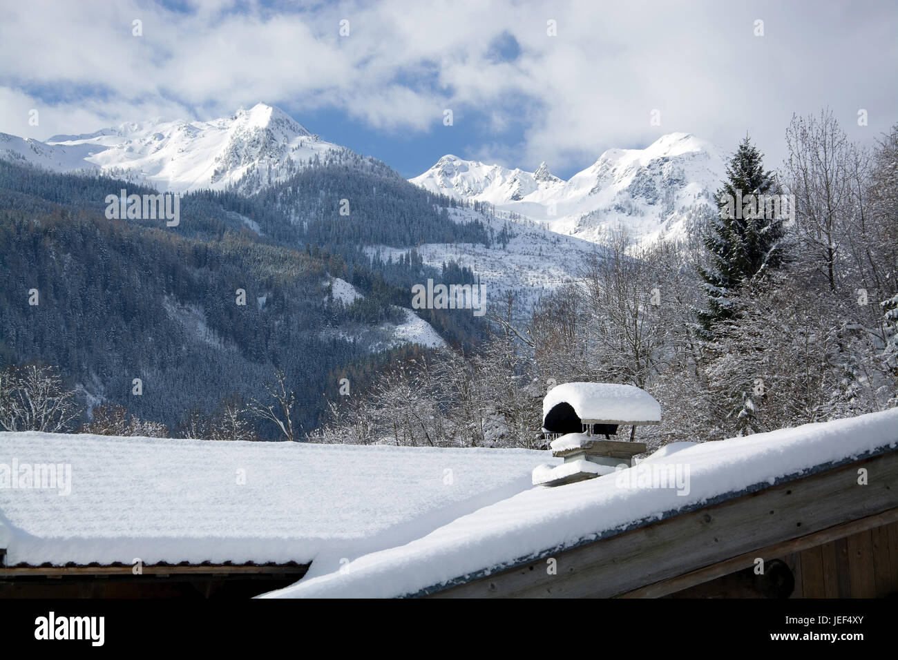 The valley Pinzgau in Austria, accepted in April., Das Tal Pinzgau in ...
