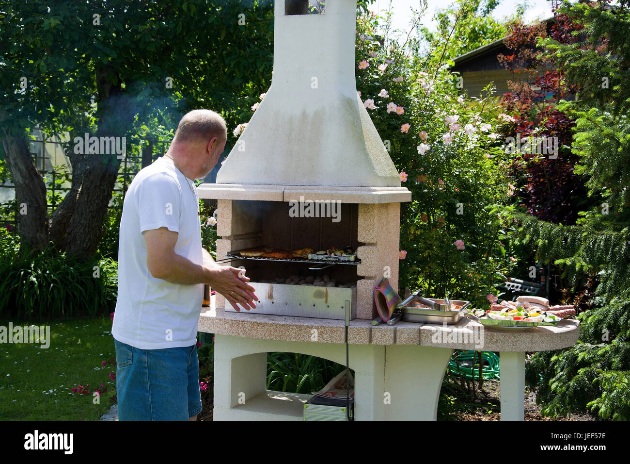 have a barbecue Stock Photo - Alamy