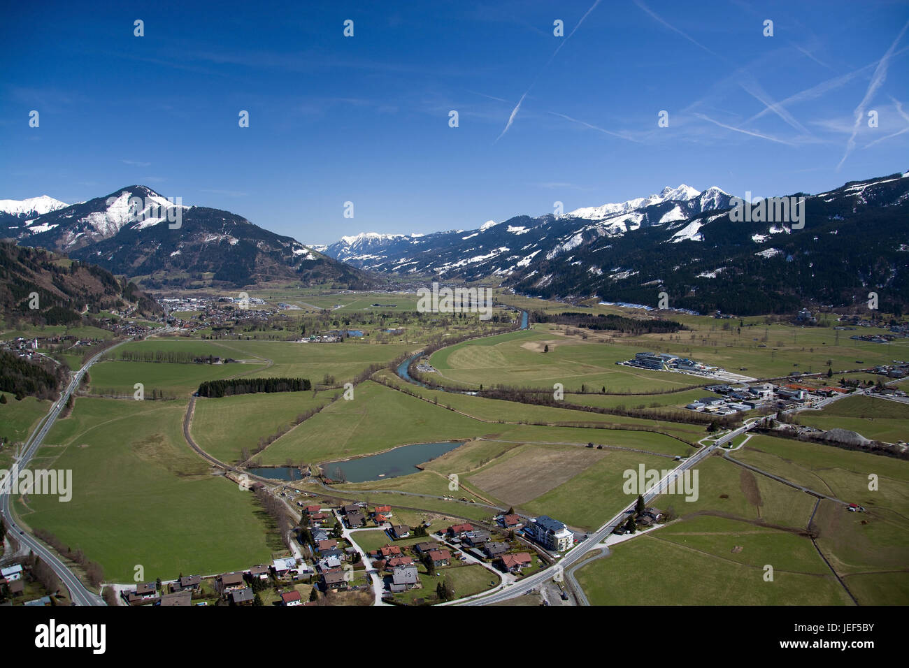 Zell am see austria aerial hi-res stock photography and images - Alamy