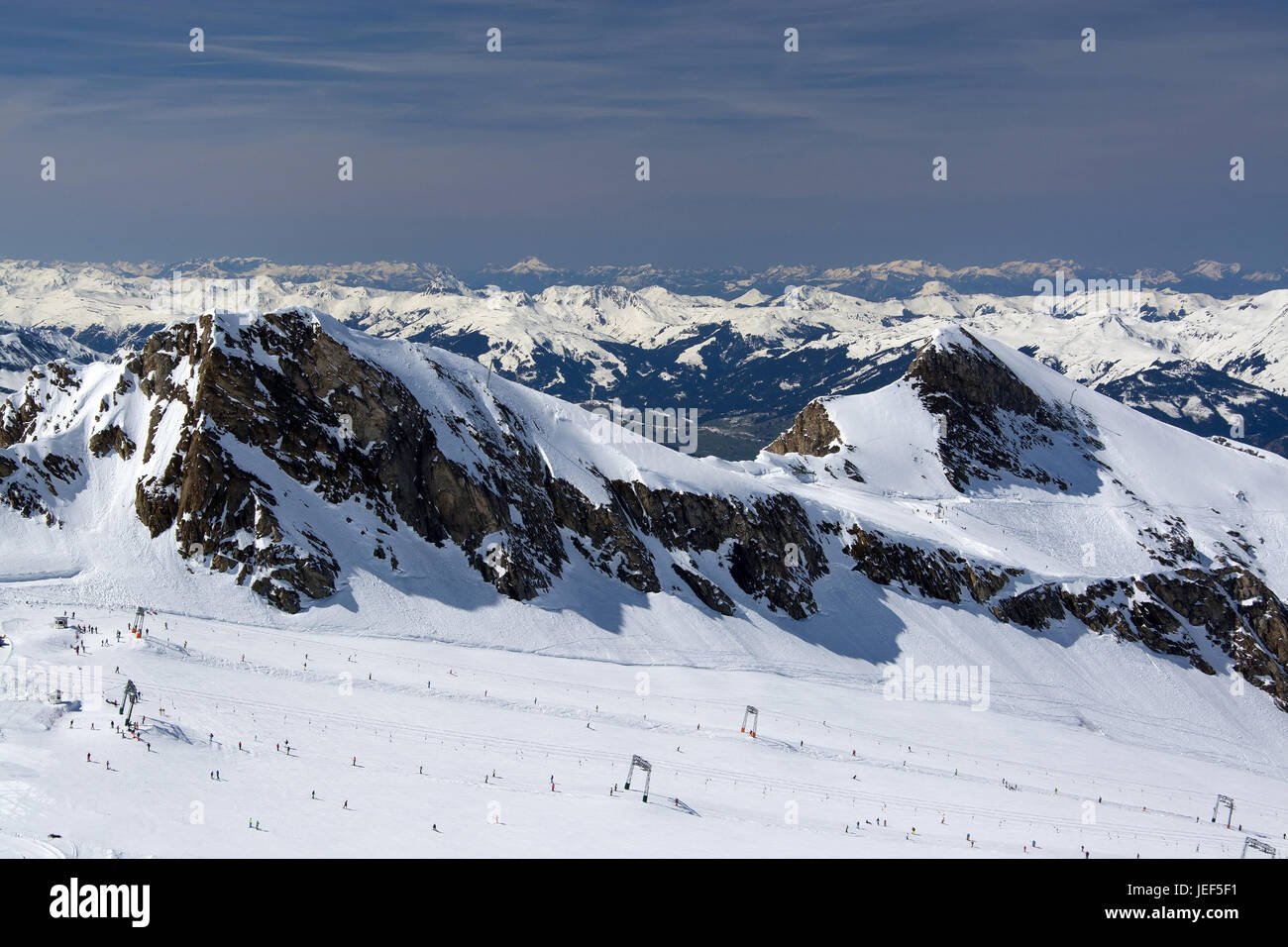 Alpine panorama, Austria, Alpenpanorama, Österreich Stock Photo - Alamy