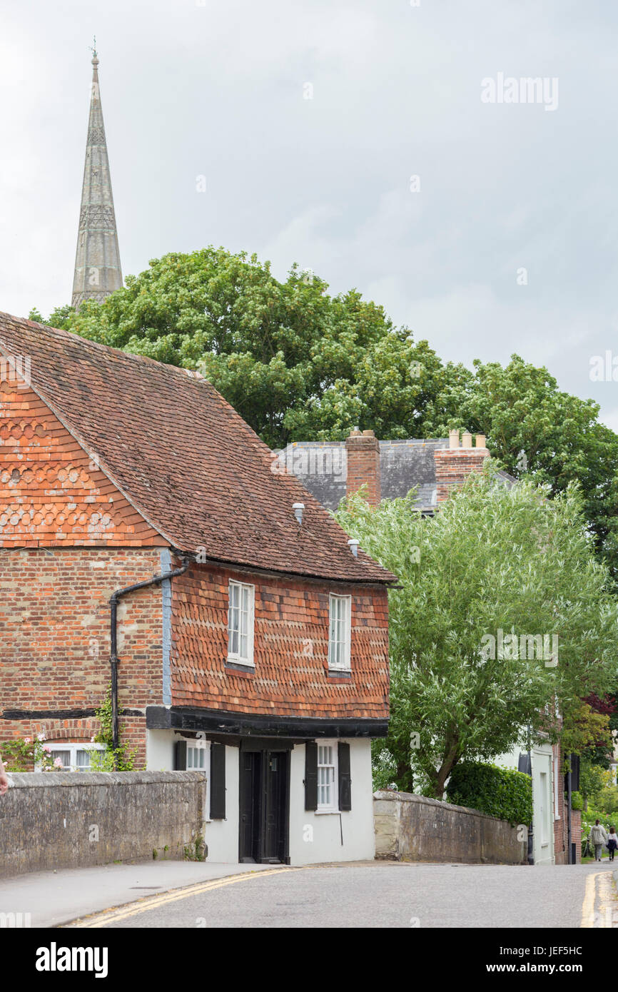Historic buildings in Salisbury, Wiltshire, England, UK Stock Photo - Alamy