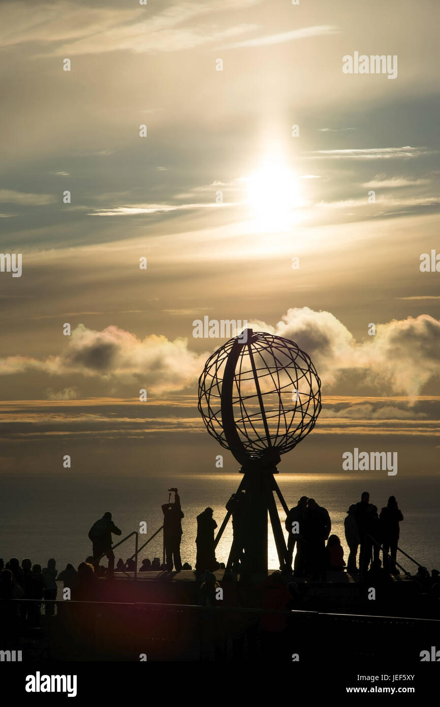 In Norway on the island Mager? ? ya, at a north point, lies the ...