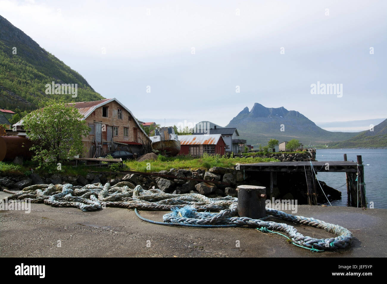 Gryllefjord is a fishing village and the administrative centre of the ...