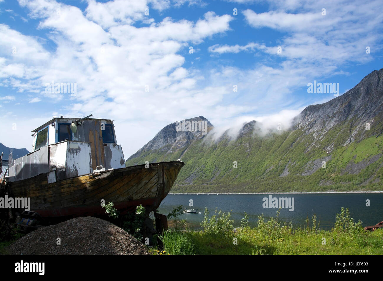 Gryllefjord is a fishing village and the administrative centre of the ...