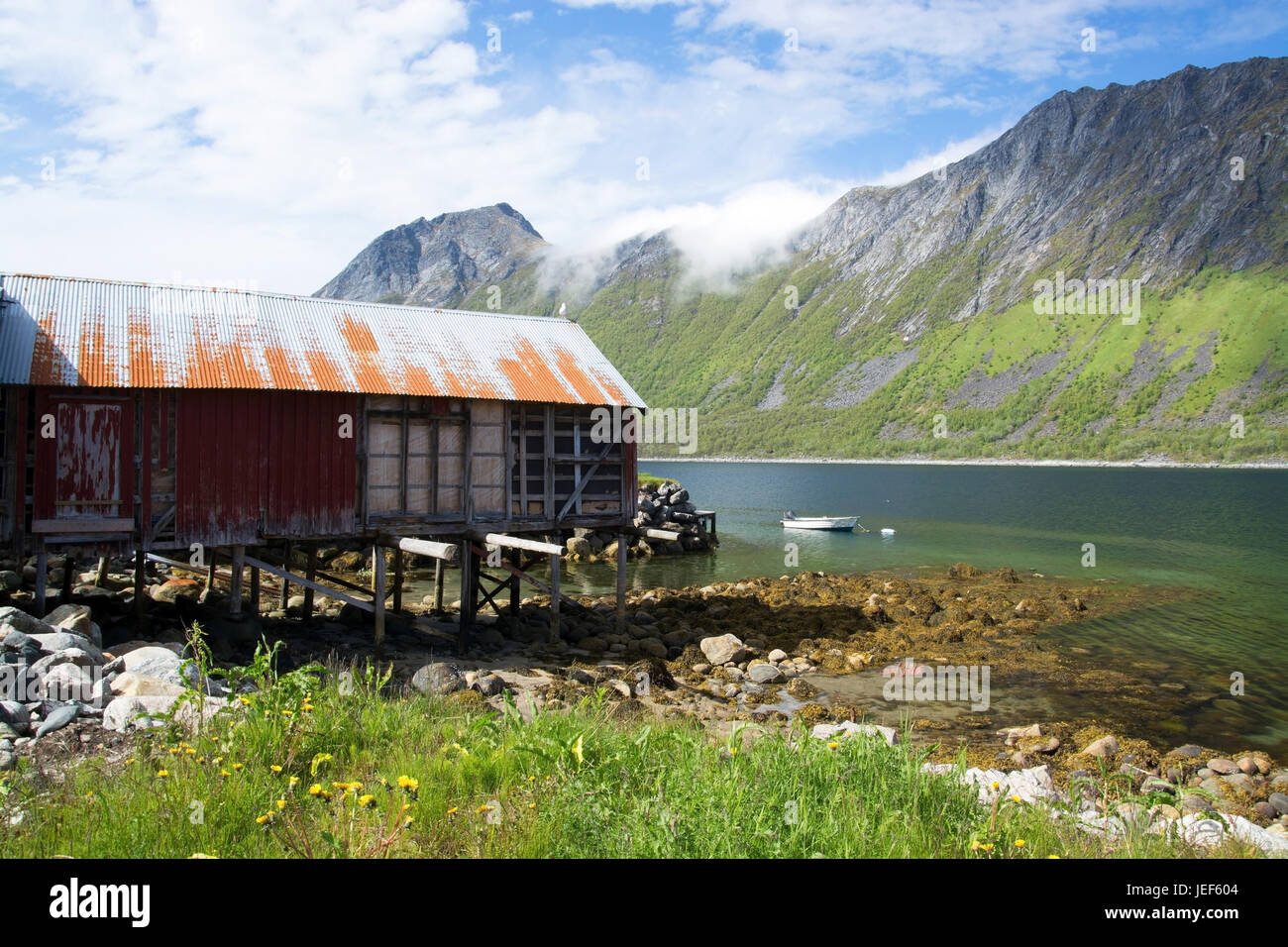 Gryllefjord is a fishing village and the administrative centre of the ...