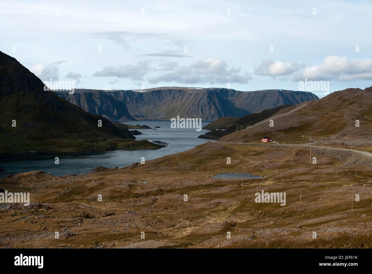 In Norway on the island Mager? ? ya, at a north point, lies the ...