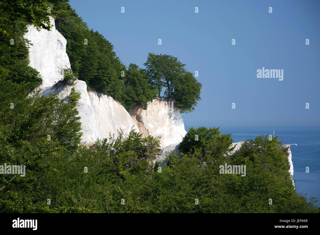 Mons Klint is the highest Steilk?ste of Denmark. The chalk cliff lies ...