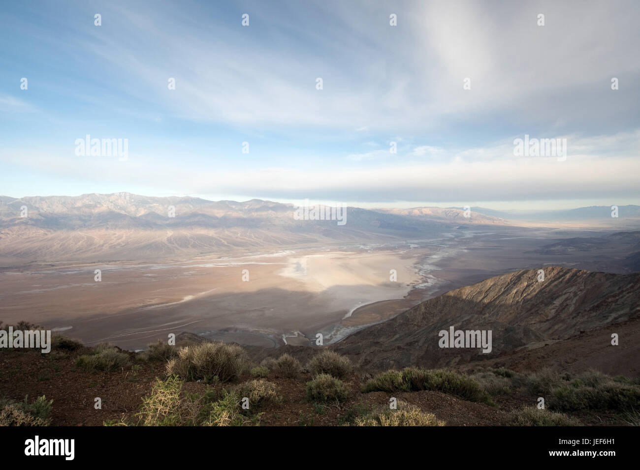 Panorama of Dantes View, a view point in the Death Valley Nationwide ...