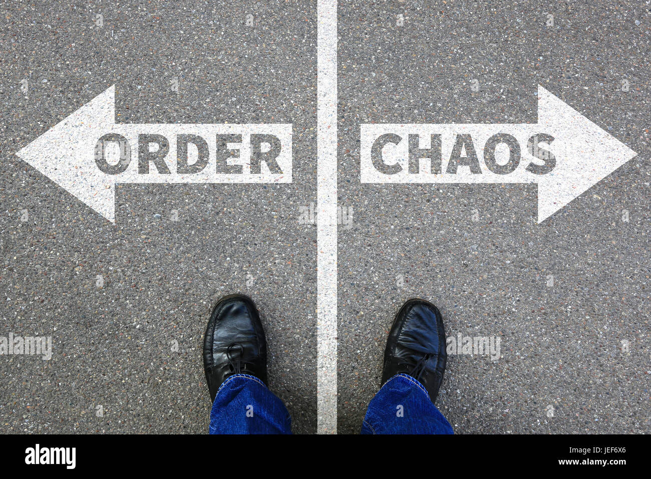 Chaos and order hi-res stock photography and images - Alamy