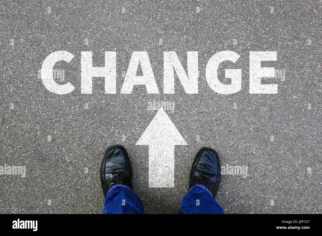 Change changing work job your life changes business concept vision ...