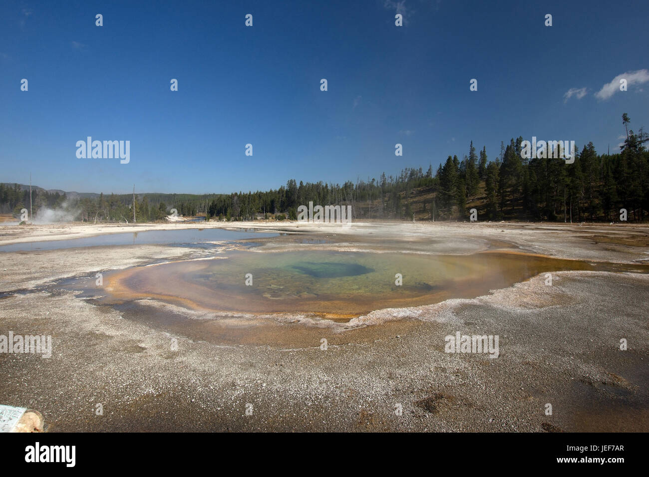 Admission in the Yellowstone national park, Utah, the USA, in October ...