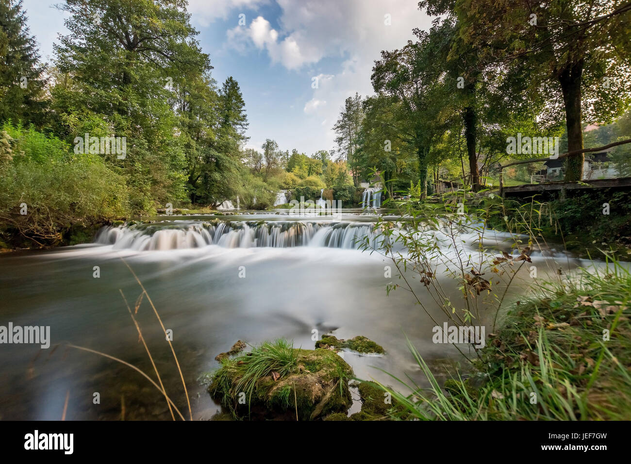 Slunj is the centre of the area Kordun in the upper Korana, in the ...