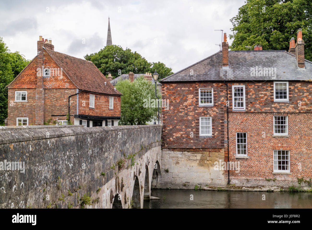 Historic buildings in Salisbury, Wiltshire, England, UK Stock Photo - Alamy