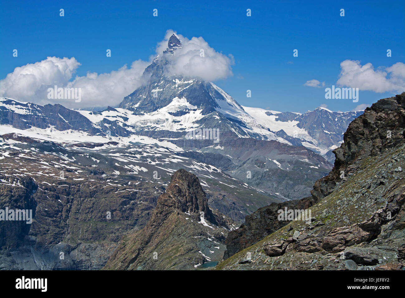 The Matterhorn in Switzerland is one of the highest mountains of the ...