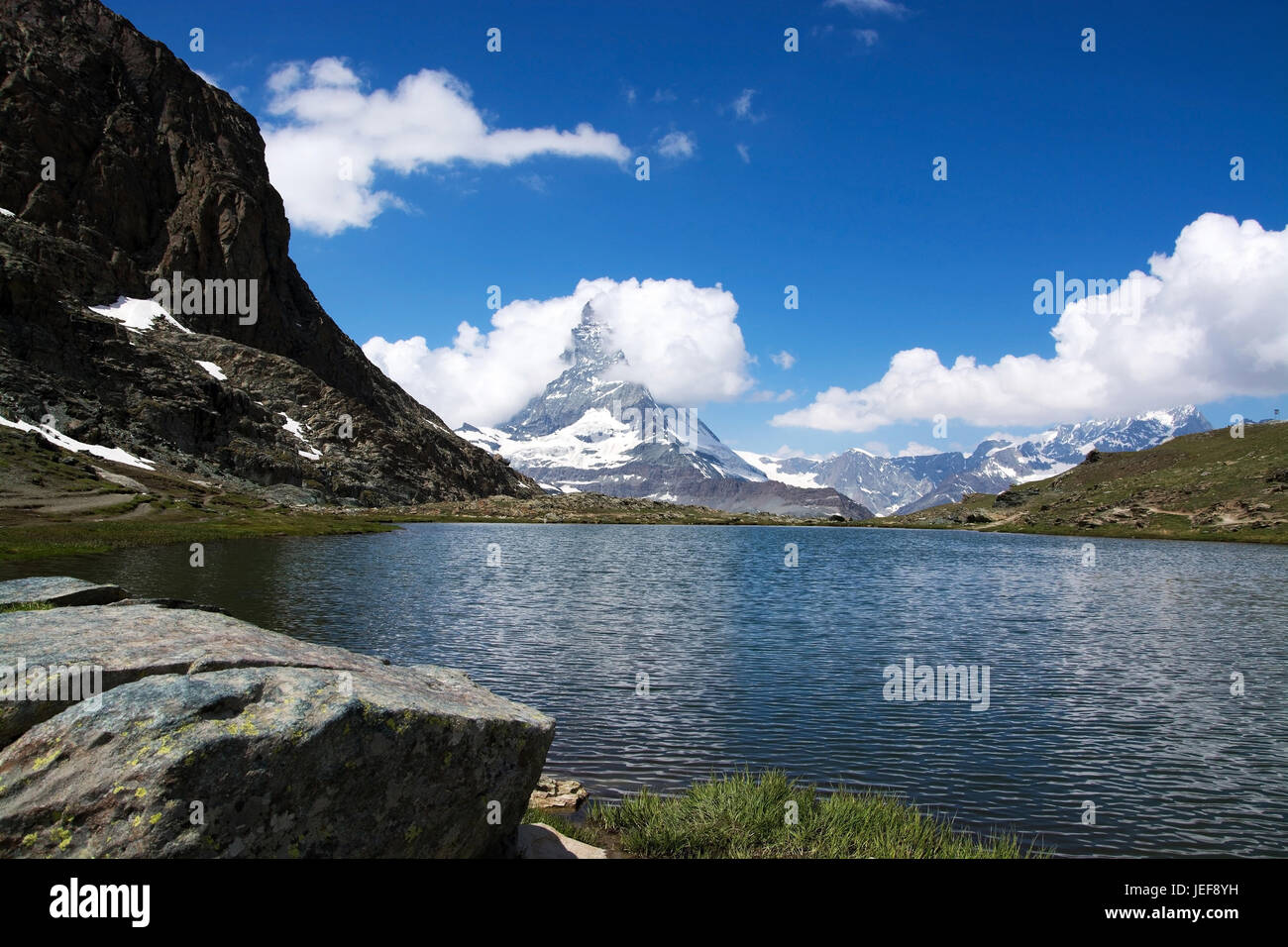 The Matterhorn in Switzerland is one of the highest mountains of the ...
