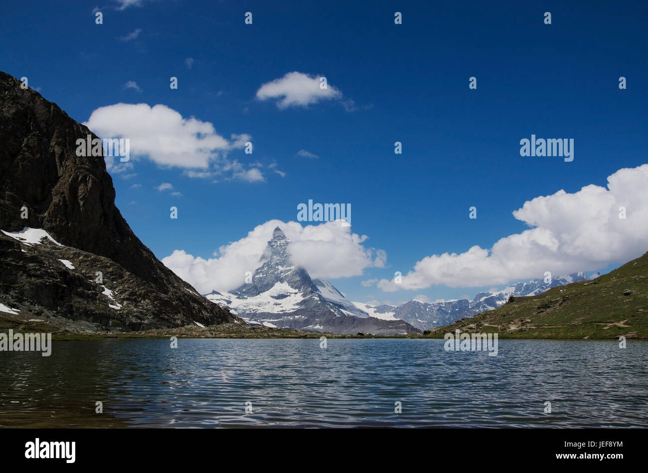 The Matterhorn in Switzerland is one of the highest mountains of the ...