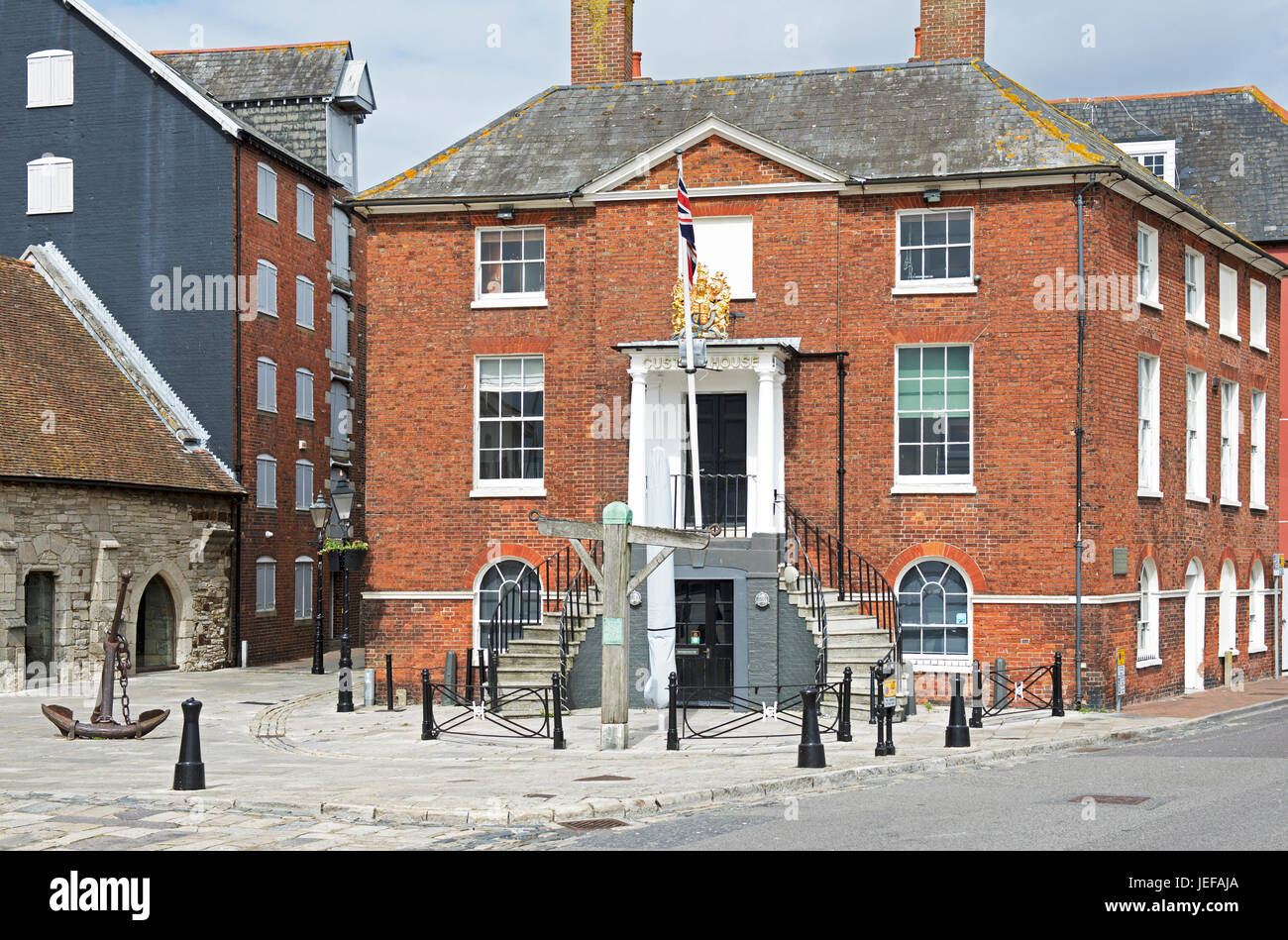 The old Customs House, Poole, Dorset, England UK Stock Photo - Alamy