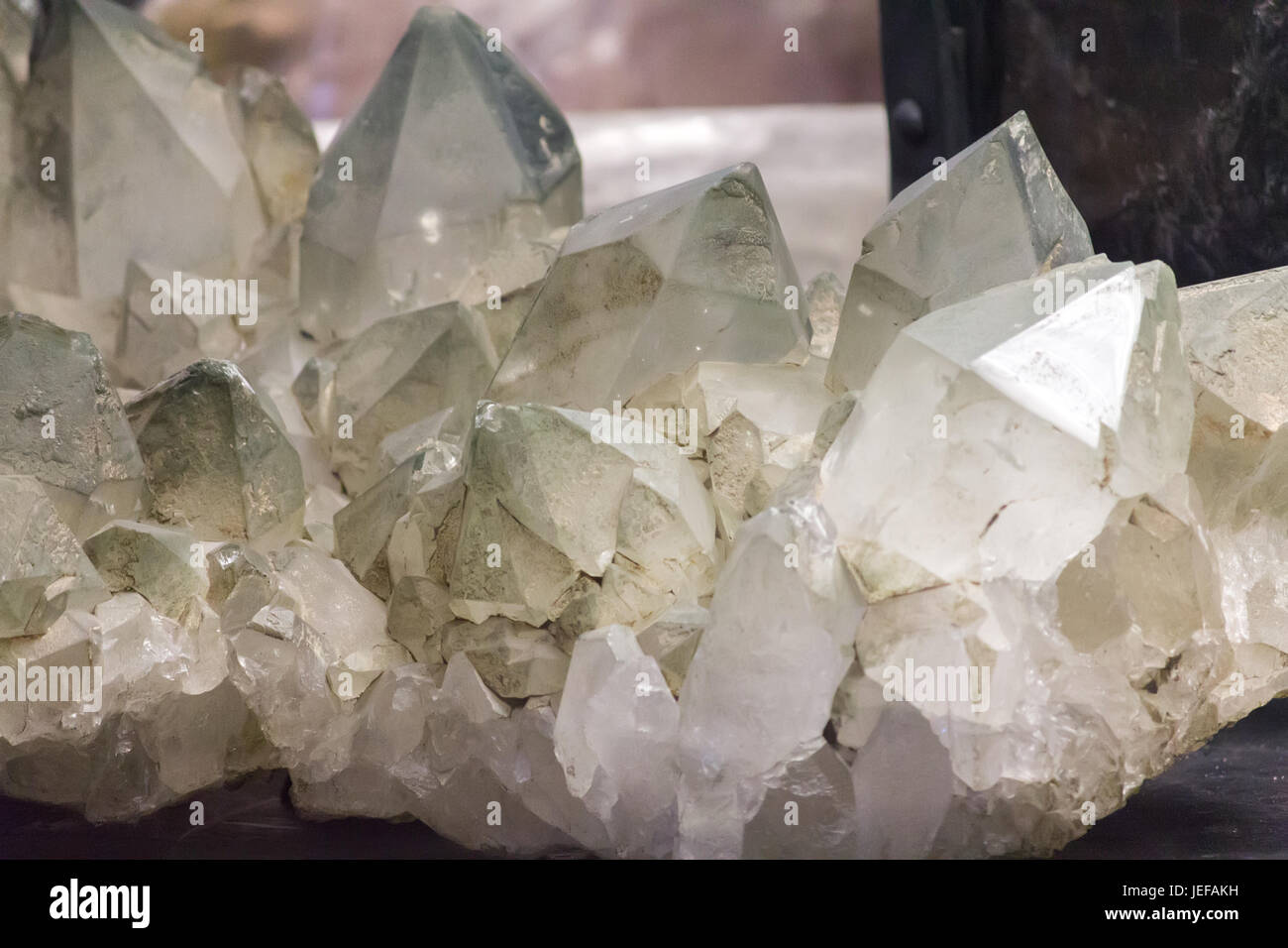 Quartz calcite mineral Stock Photo - Alamy
