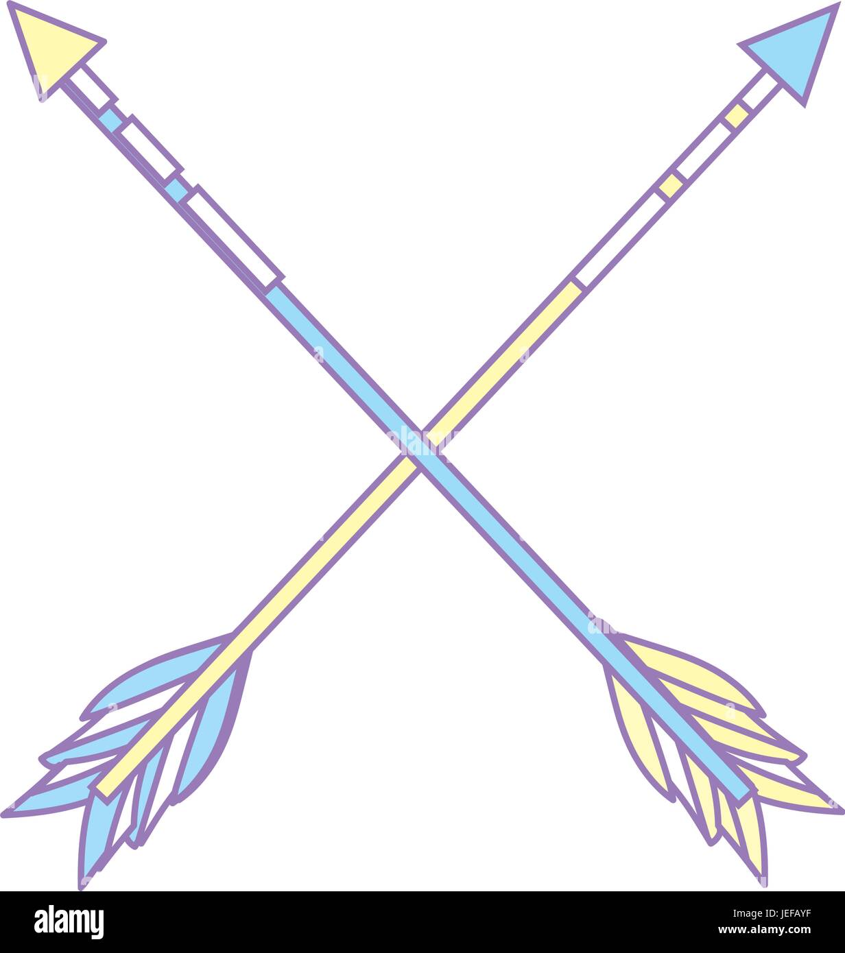 cute arrows element with ornamental design Stock Vector Image & Art - Alamy