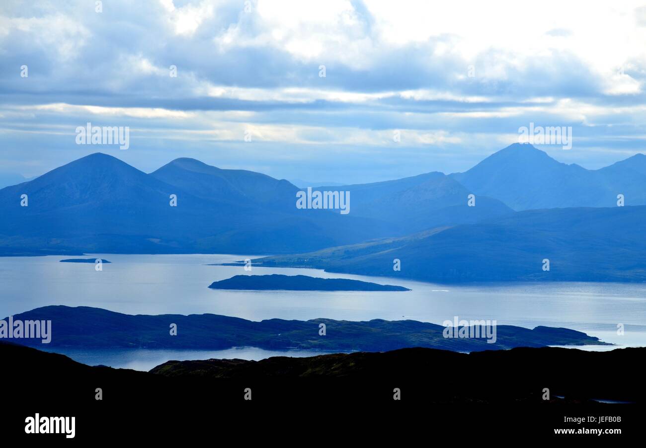 View from the Applecross peninsula, Scotland Stock Photo - Alamy