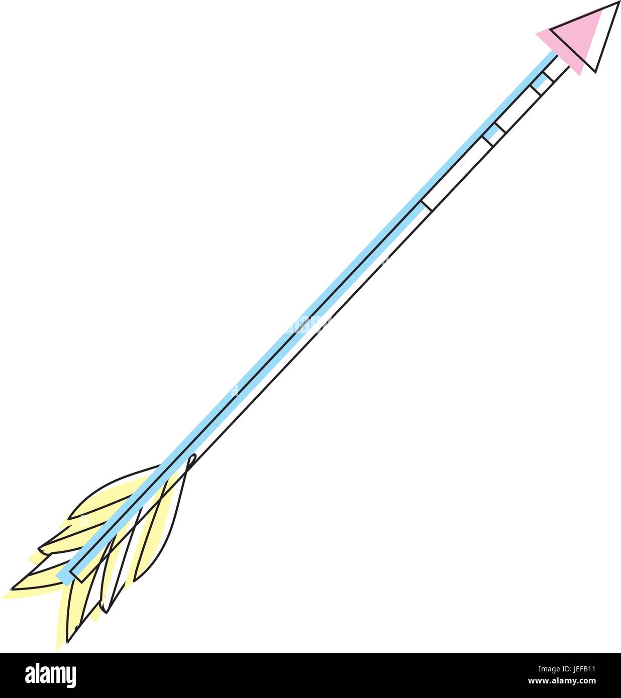 cute arrow element with ornamental design Stock Vector Image & Art - Alamy