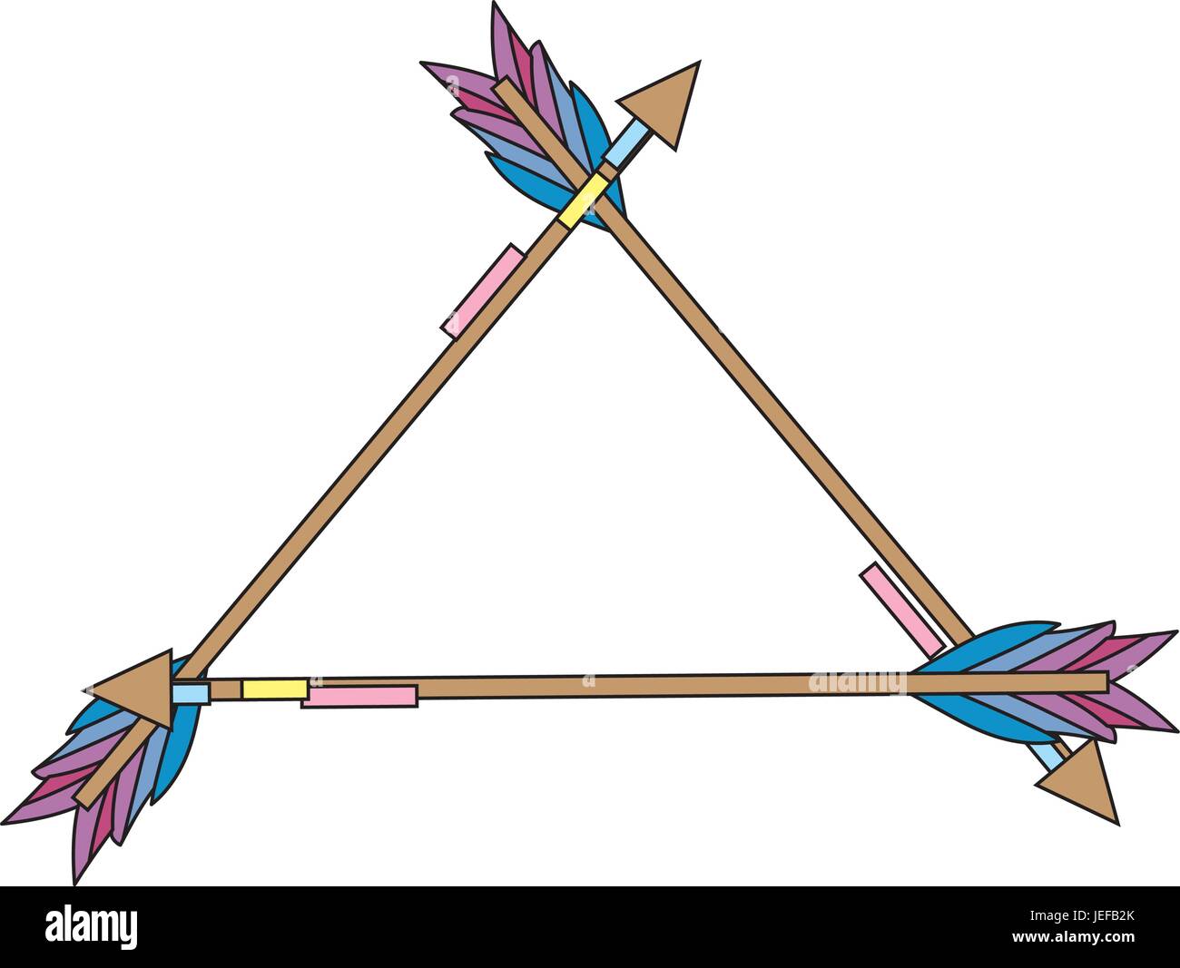 cute arrows element with ornamental design Stock Vector Image & Art - Alamy