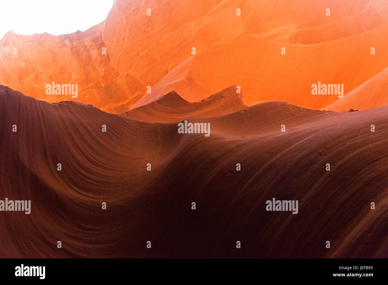 The beautiful Lower Antelope canyon near Page, Arizona Stock Photo - Alamy