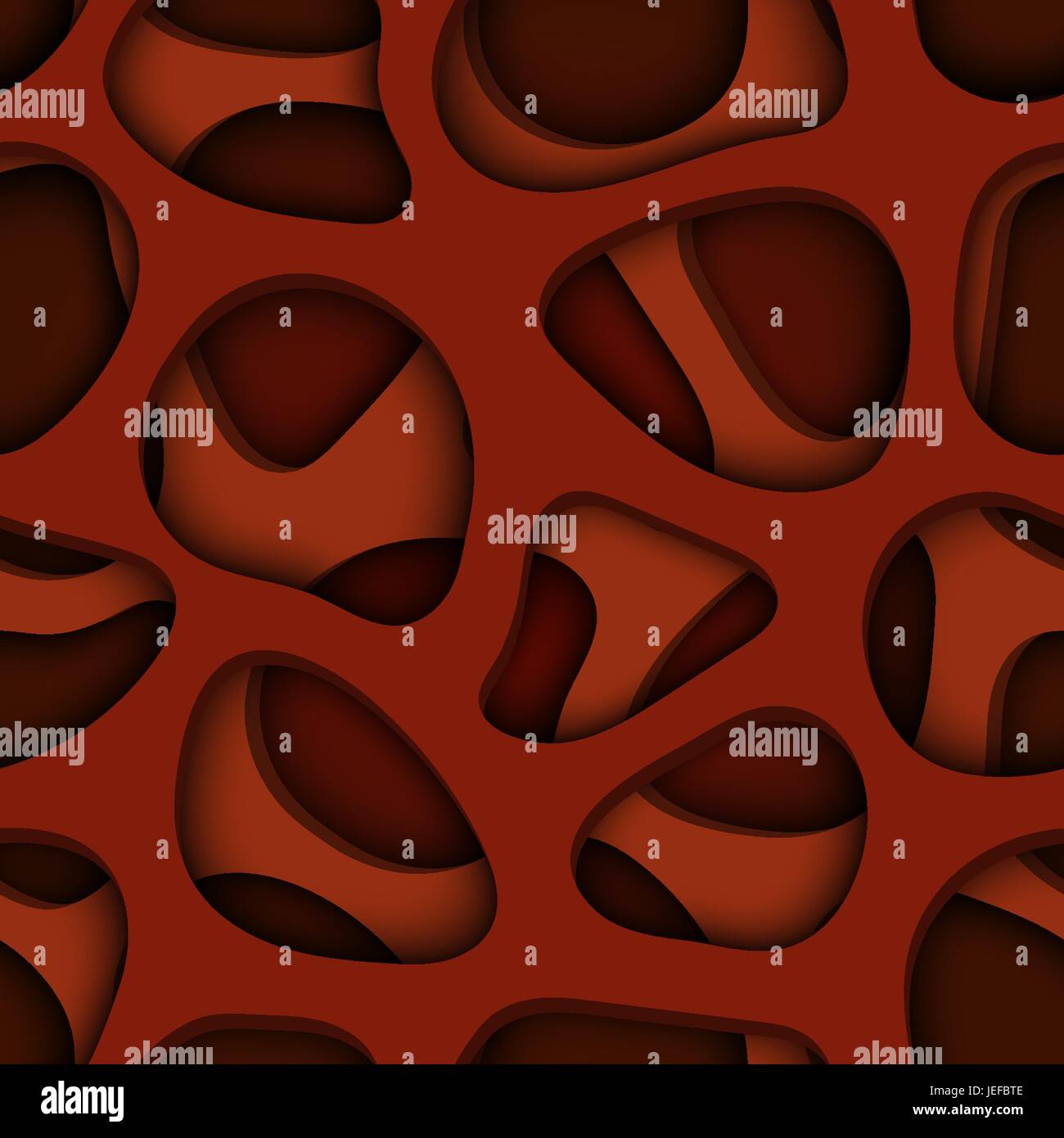 Organic cells seamless pattern. Geometrical layer effect abstract ...