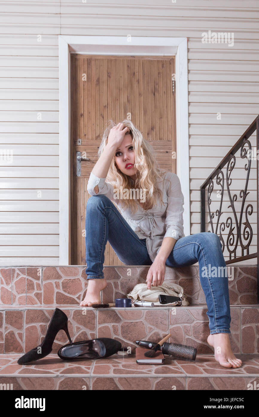 Woman Keys Door High Resolution Stock Photography and Images - Alamy