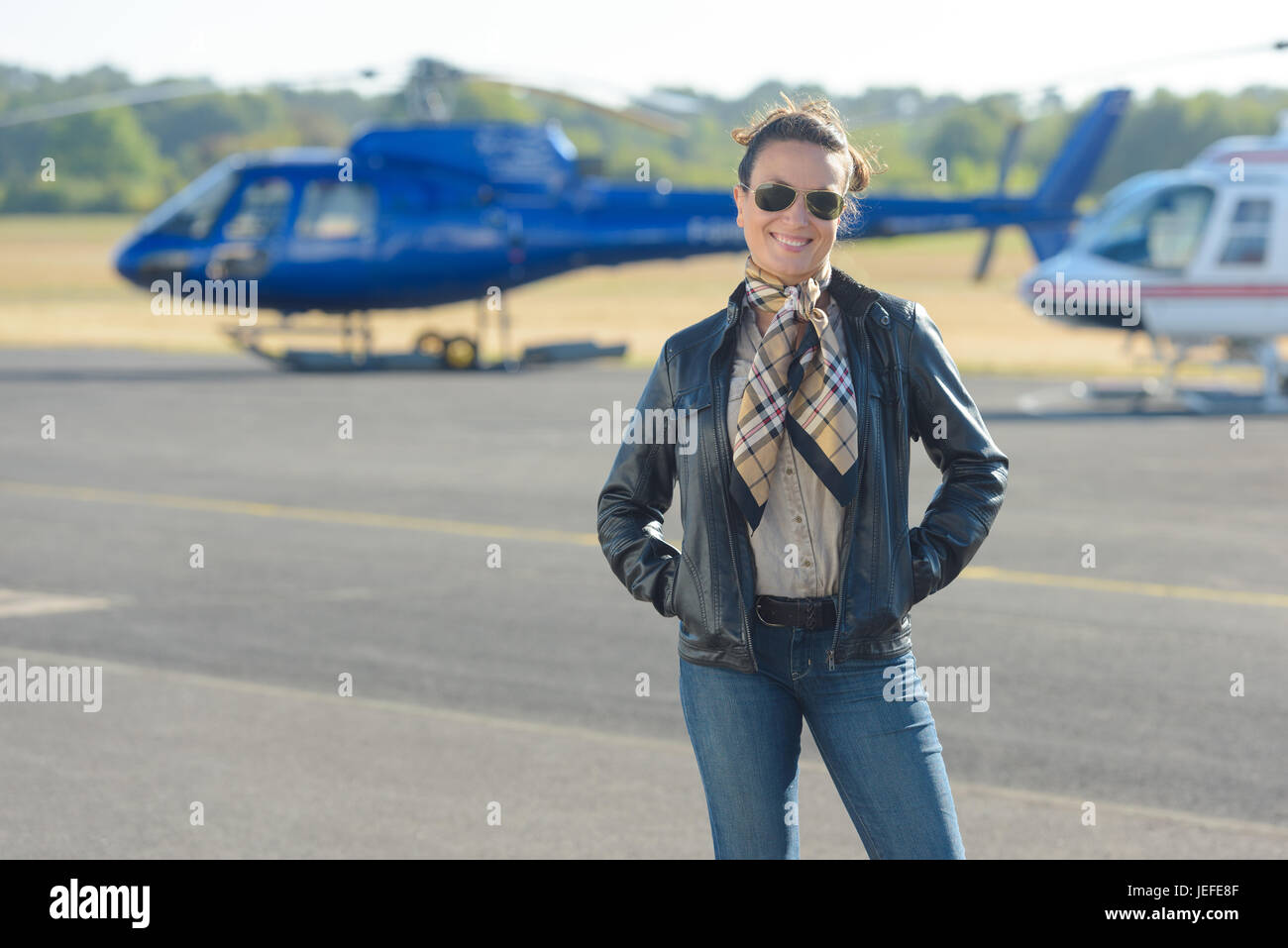 airforces female pilot Stock Photo - Alamy