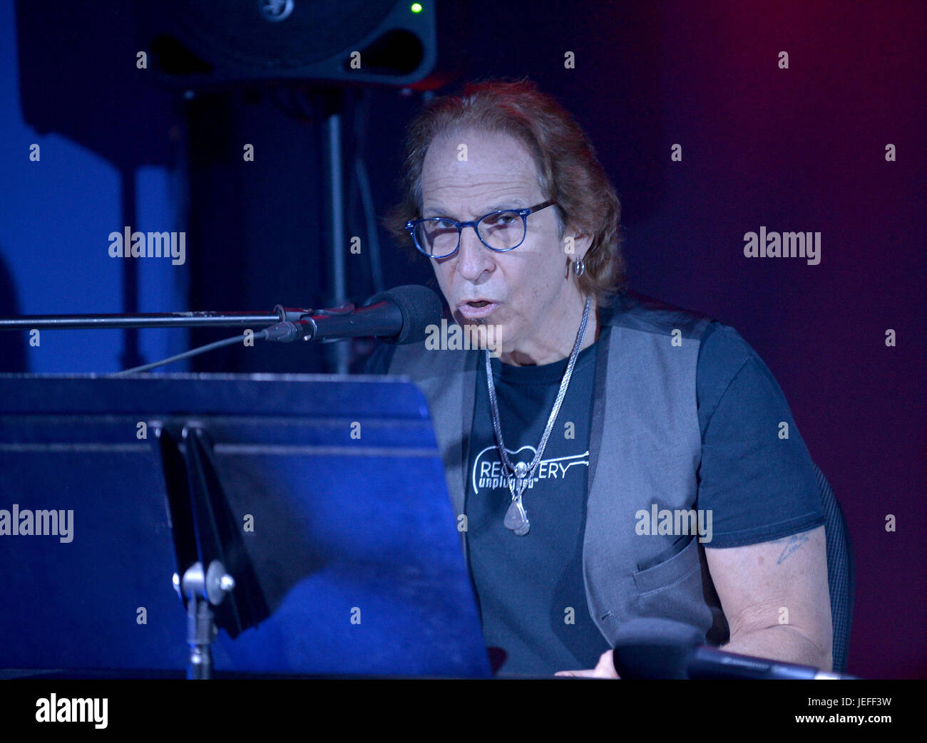 Richie Supa, Morris Day and Kendra Erika perform at a Unplugged ...