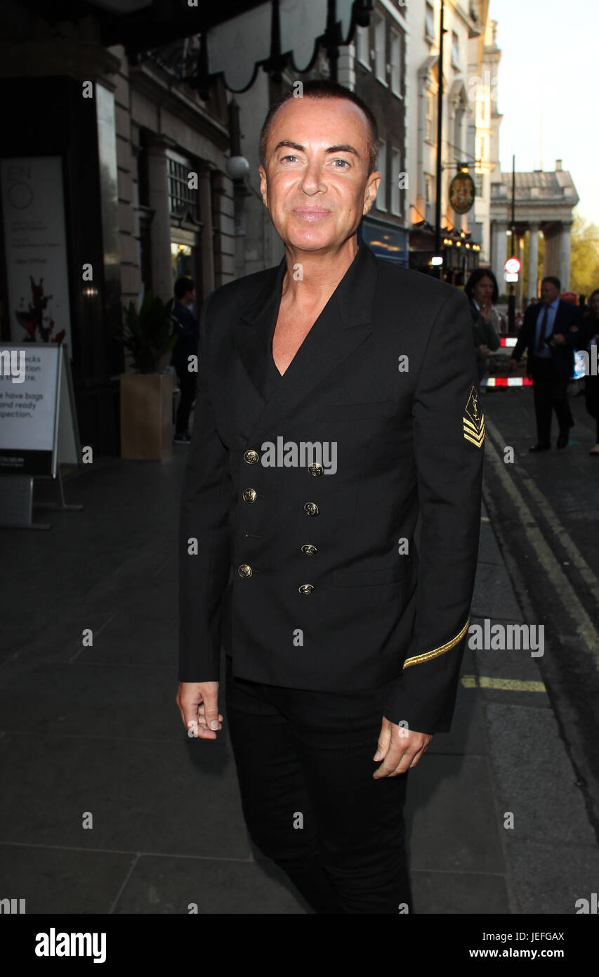 Julien Macdonald attends the Carousel - press night at the London ...
