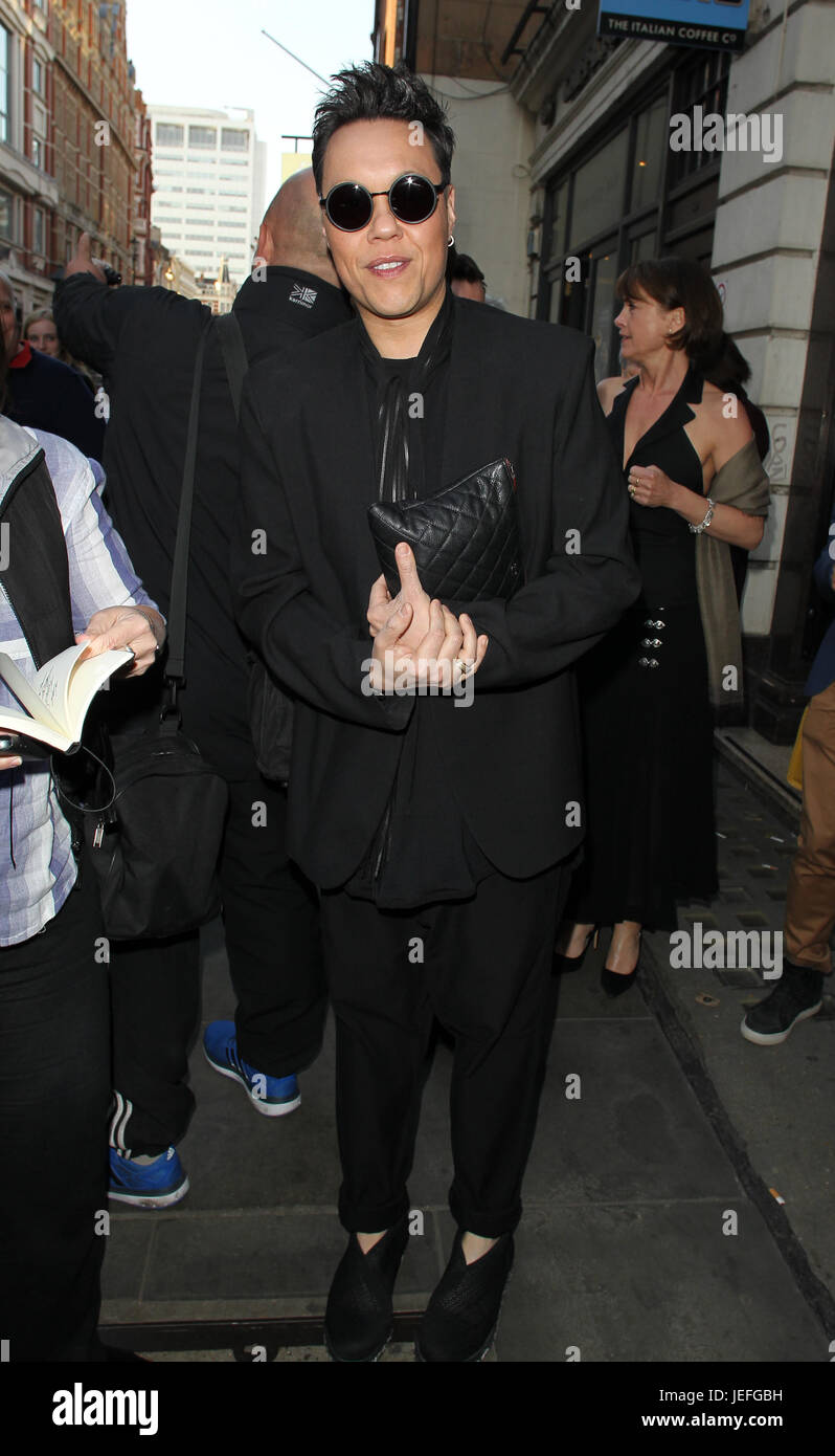 Gok Wan attends the Carousel - press night at the London Coliseum in ...