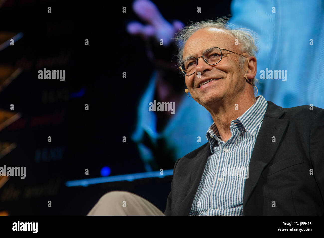 Peter Singer , Australian moral philosopher. Professor of Bioethics at ...
