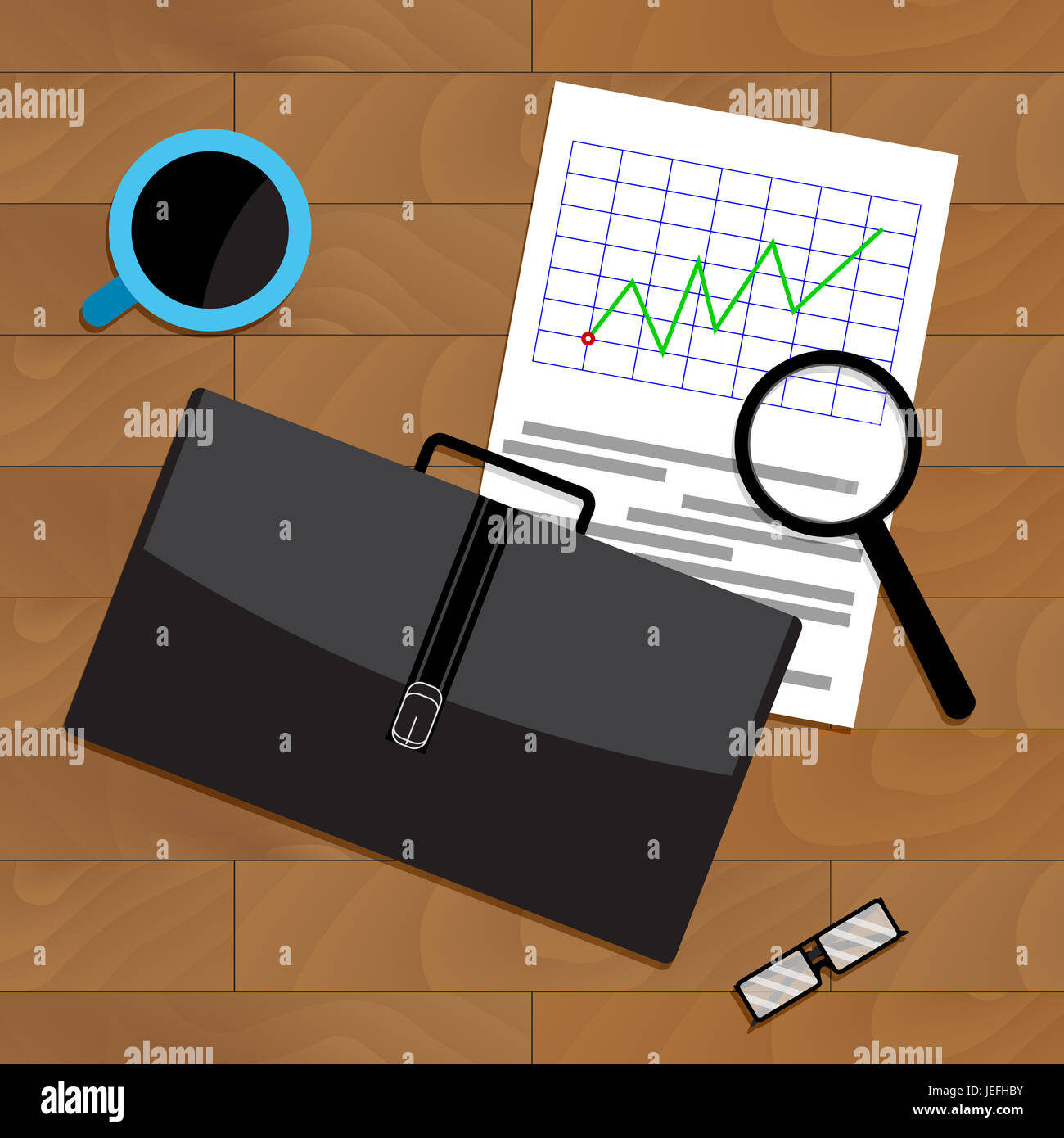 Market trend chart. Vector trends marketing, market research stock ...
