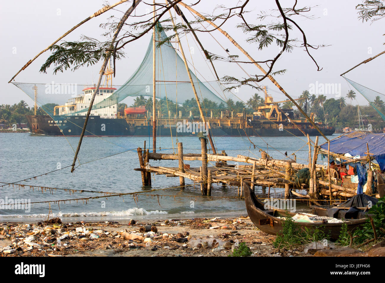 Kochi harbour hi-res stock photography and images - Alamy