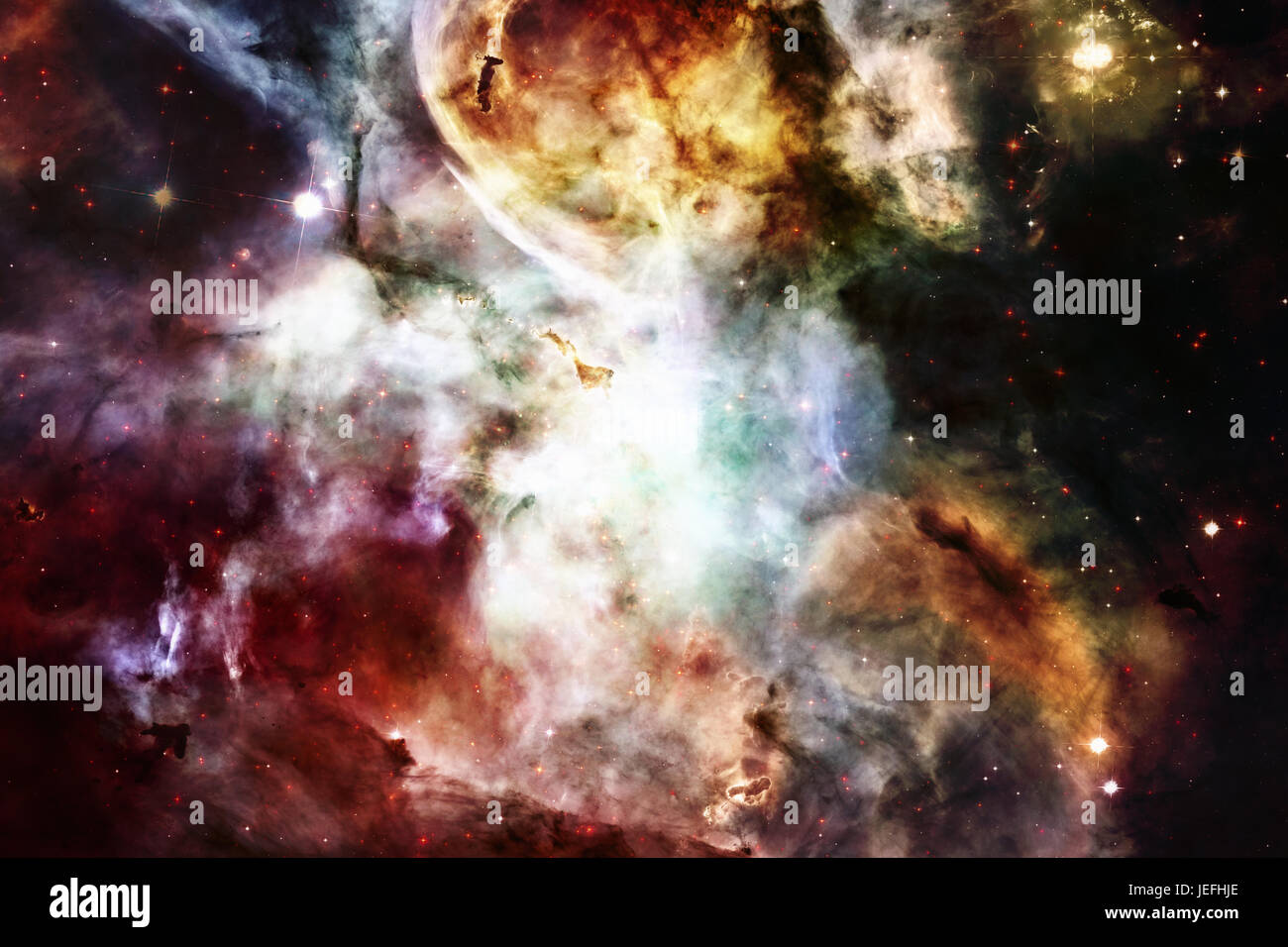 Galaxy in universe. Elements of this Image Furnished by NASA Stock ...