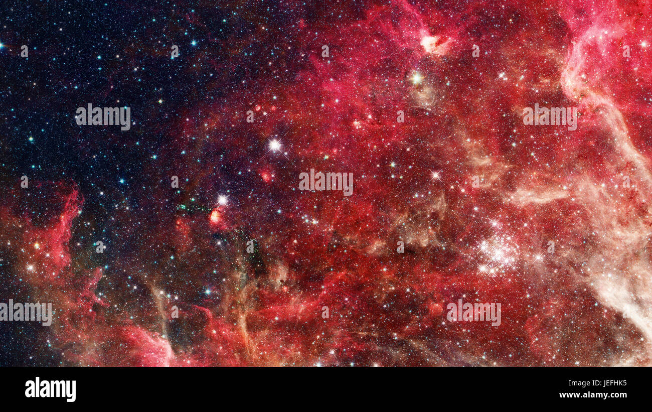 Open space filled with stars, nebulae and galaxies. Elements of this ...