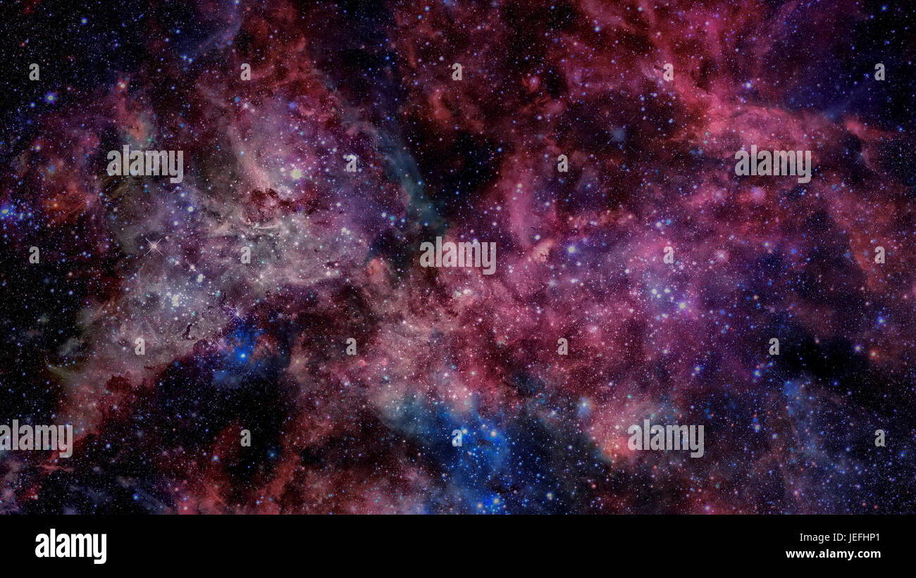 Open space filled with stars, nebulae and galaxies. Elements of this ...