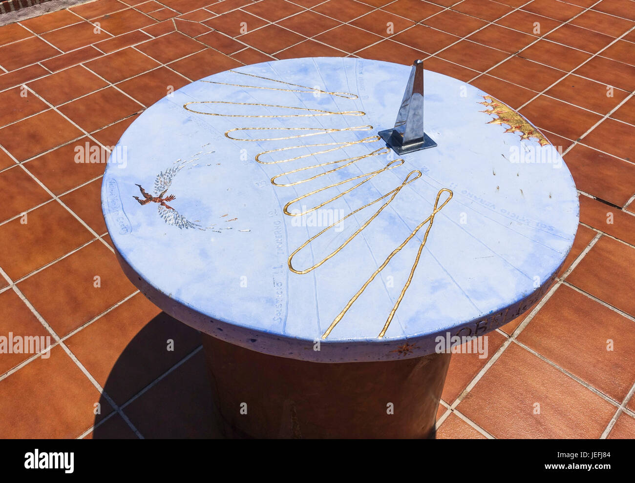 A simple noon mark sundial do not give the hours, but rather note the ...