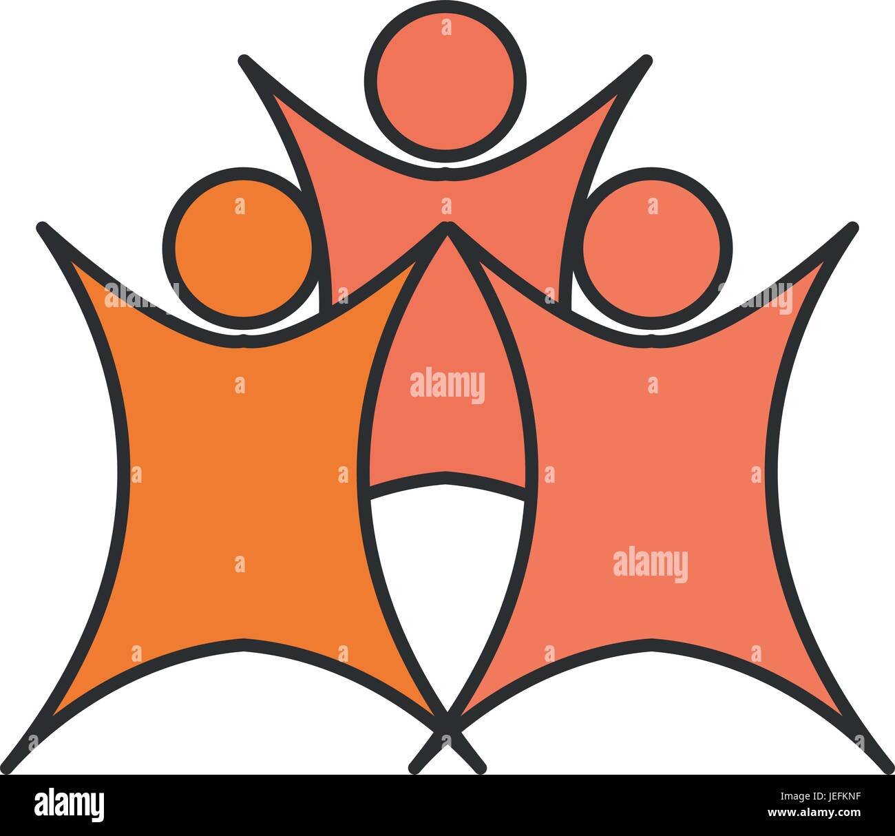teamwork symbol silhouette icon vector illustration design Stock Vector ...