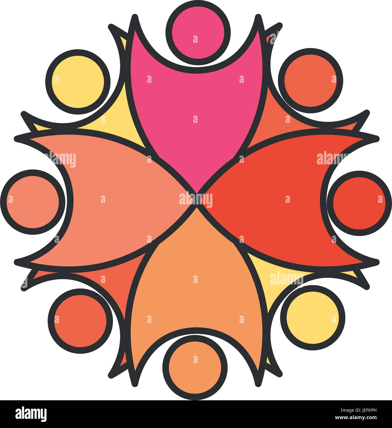 teamwork symbol silhouette icon vector illustration design Stock Vector ...