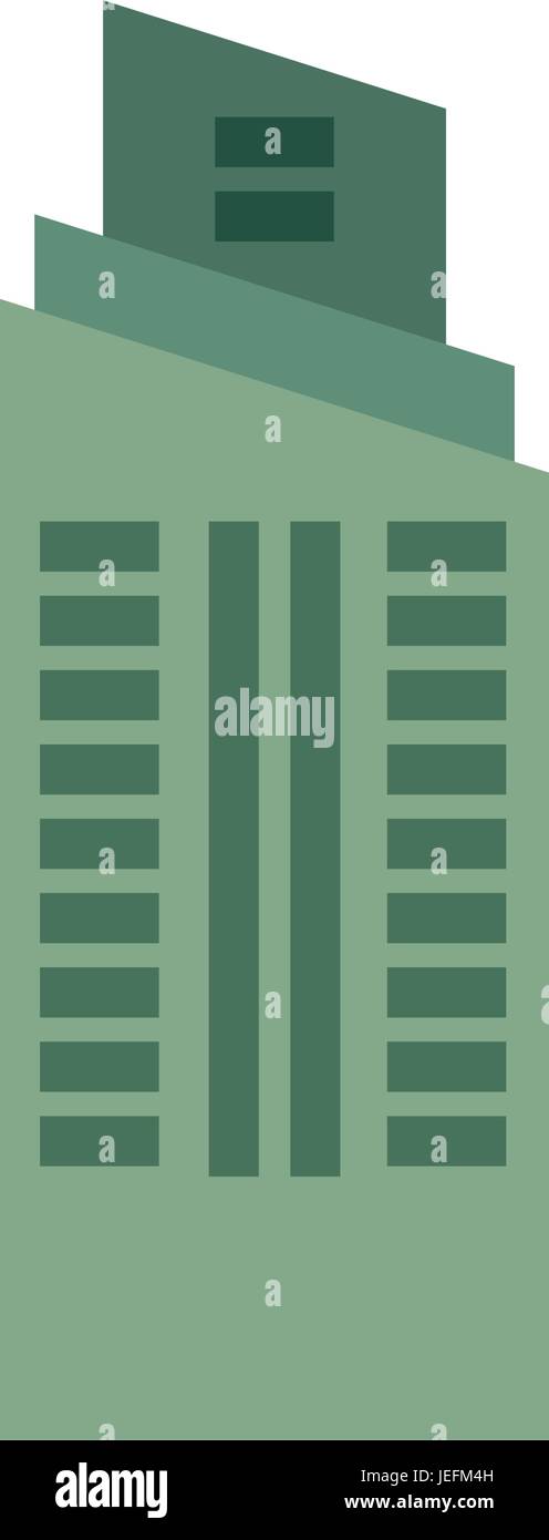 city building icon over white background vector illustration Stock ...