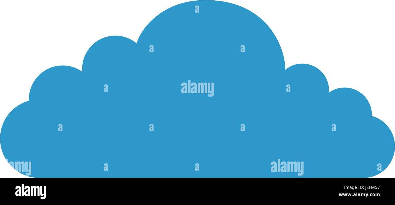 cloud icon over white background vector illustration Stock Vector Image ...