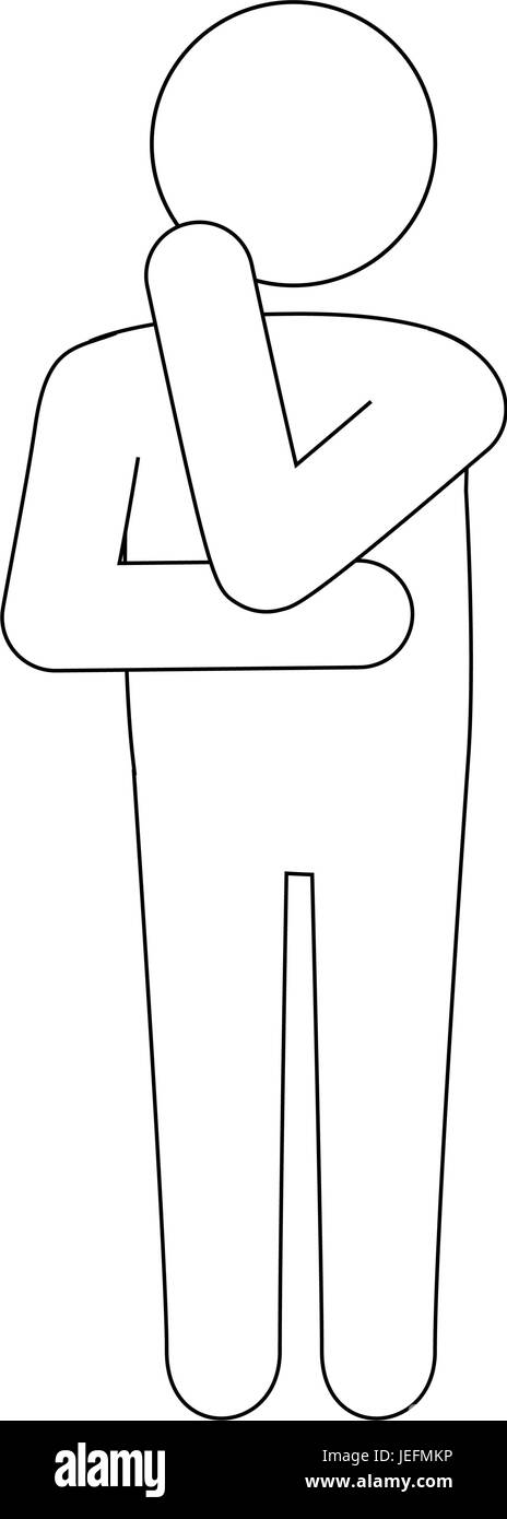 Person Thinking Icon Person Thinking Icon